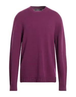 Versace Sweater In Cashmere And Viscose - Purple