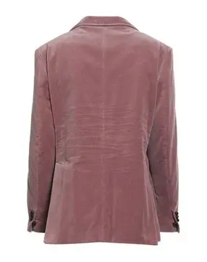 Dsquared2 Velvet Single-breasted Blazer - Pastel Pink