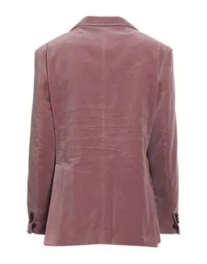 Dsquared2 Velvet Single-breasted Blazer - Pastel Pink