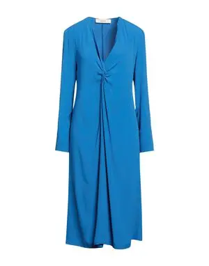 JUCCA Midi Trapeze Dress - Blue