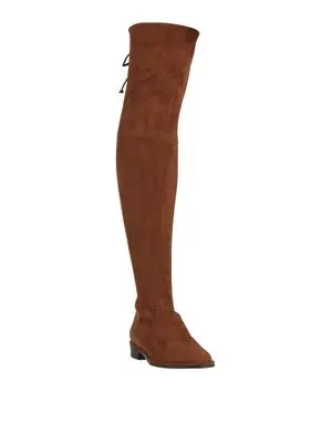 STUART WEITZMAN Leather Over-the-knee Boots - Beige