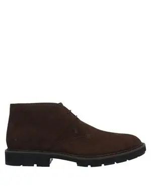 TOD'S Ankle Boots In Leather - Brown