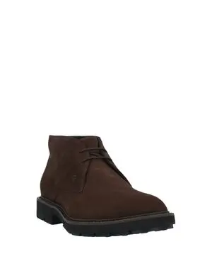 TOD'S Ankle Boots In Leather - Brown