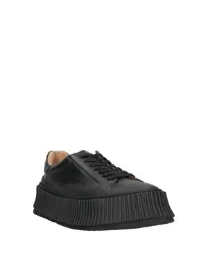 JIL SANDER Leather Low-top Sneakers - Black