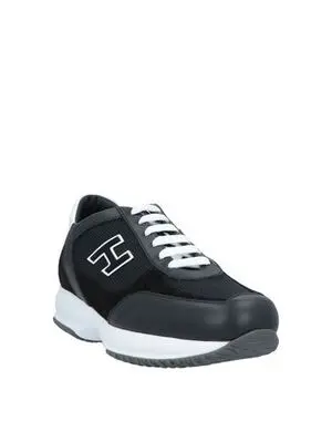 Hogan Sneakers Size Soft Leather, Textile Fibers