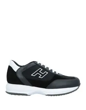 Hogan Sneakers Size Soft Leather, Textile Fibers