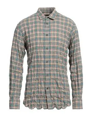 Dsquared2 Shirt Size Cotton, Elastane - Khaki