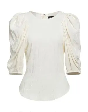 Isabel Marant Étoile Viscose And Wool Blend Top With Short Sleeves