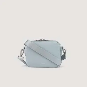 Sandro Saffiano Patterned Leather Bag - Blue Sky