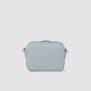Sandro Small Leather Bag - Blue Sky