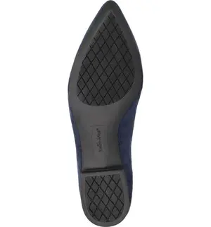 BELLA VITA Mireya Flat - Navy Suede