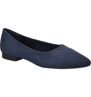 BELLA VITA Mireya Flat - Navy Suede