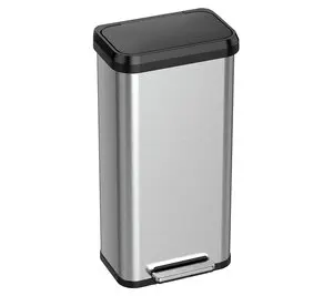 ITOUCHLESS Prox Softstep Stainless Steel Trash An 20 Gallon - Silver