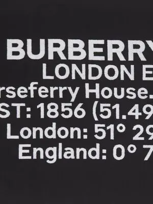 Burberry Horseferry-print Jacquard Cotton Bath Towel