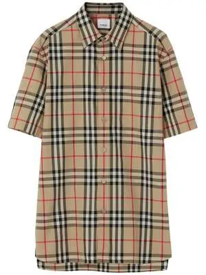 Burberry Classic Fit Check Cotton Shirt - Neutrals