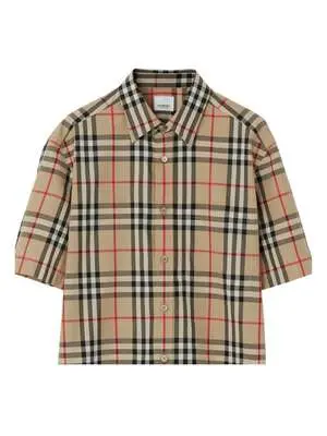 Burberry Classic Fit Check Cotton Shirt - Neutrals