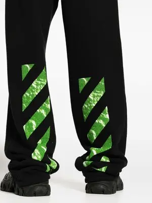 Off-White Diag-stripe Cotton Track Pants