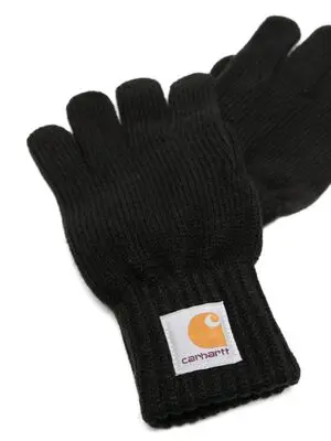 Carhartt Work In Progress Logo-patch Knitted Gloves