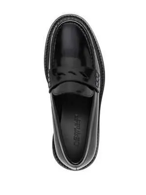 Off-White Diag-stripe Leather Loafers