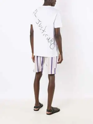 AMIR SLAMA Striped Bermuda Shorts