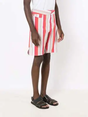 AMIR SLAMA Striped Bermuda Shorts