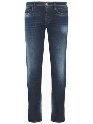 Emporio Armani J75 Slim-cut Jeans - Blue