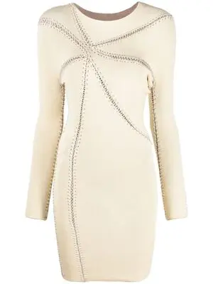 ISA BOULDER Starfish Whipstitch Midi Dress