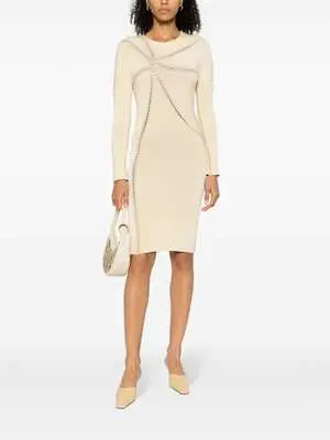 ISA BOULDER Starfish Whipstitch Midi Dress