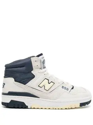 NEW BALANCE 650 High-top Sneakers - White