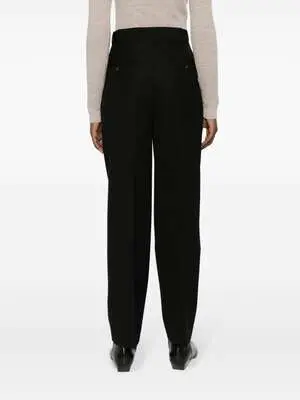 TOTEME Double-pleated Tailored Trousers - Black