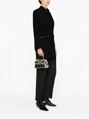 Maje Single-breasted Wool-blend Coat