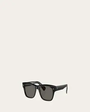 Oliver Spencer Birell Sun Rectangle Sunglasses