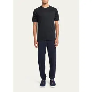 Zegna Wool-stretch Crewneck T-shirt