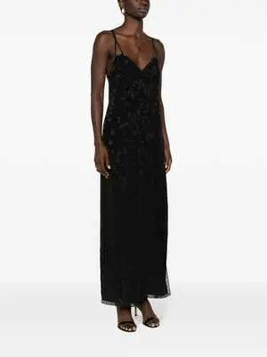 Zadig&Voltaire Rohal Star-jacquard Silk Dress - Black