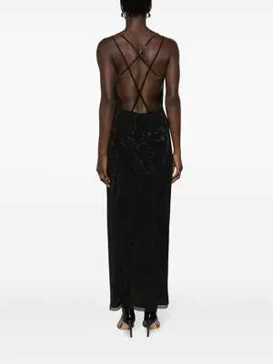 Zadig&Voltaire Rohal Star-jacquard Silk Dress - Black