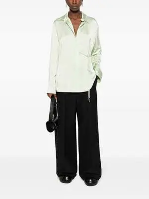 JIL SANDER Wrap Satin Shirt