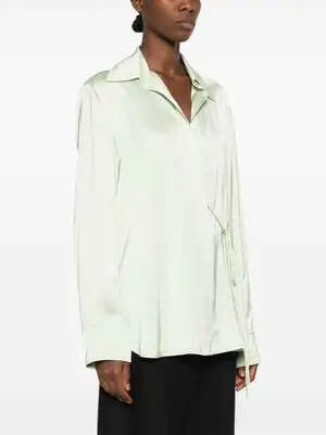 JIL SANDER Wrap Satin Shirt
