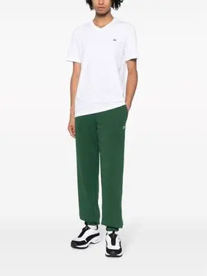 Lacoste Logo-patch V-neck T-shirt - White