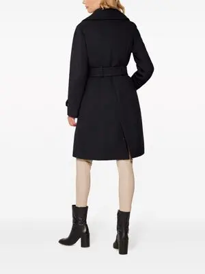 NORWEGIAN WOOL Double-breasted Wool-blend Coat