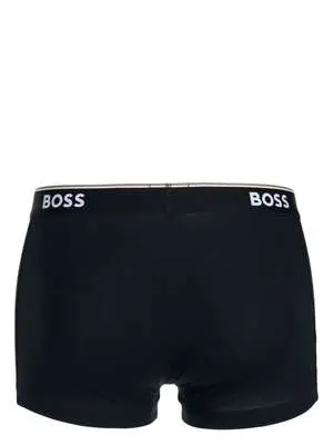 BOSS Logo-waistband Boxers - Blue
