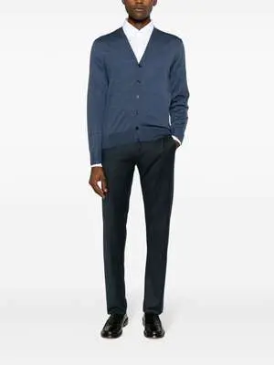 Canali Drawstring-waist Chinos - Blue