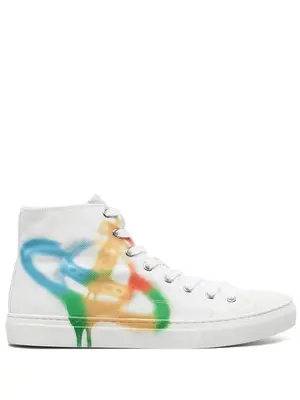 Vivienne Westwood High Top Sneakers For Women