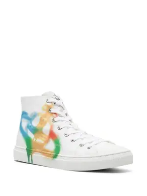 VIVIENNE WESTWOOD Plimsoll High-top Sneakers - White