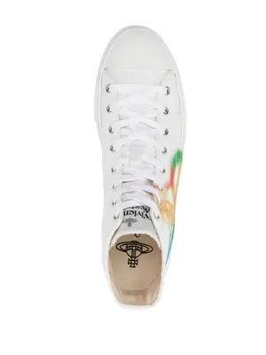 VIVIENNE WESTWOOD Plimsoll High-top Sneakers - White
