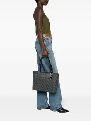 Guess Noelle Monogram-pattern Tote Bag