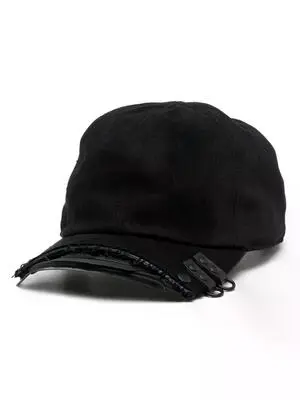 INNERRAUM Frayed-trim Baseball Cap