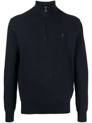 Polo Ralph Lauren Logo-embroidered Sweatshirt - Blue