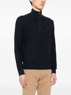 Polo Ralph Lauren Logo-embroidered Sweatshirt - Blue