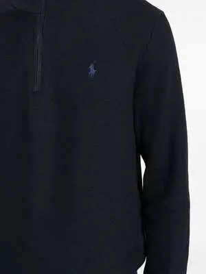 Polo Ralph Lauren Logo-embroidered Sweatshirt - Blue