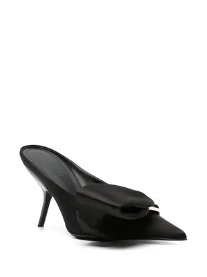 FERRAGAMO Pointed-toe 90mm Leather Mules